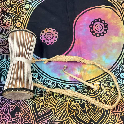 African Gangan Talking Drum w/ Stick | Reverb