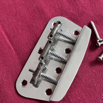 1960s Fender Musicmaster Duo Sonic guitar bridge | Reverb