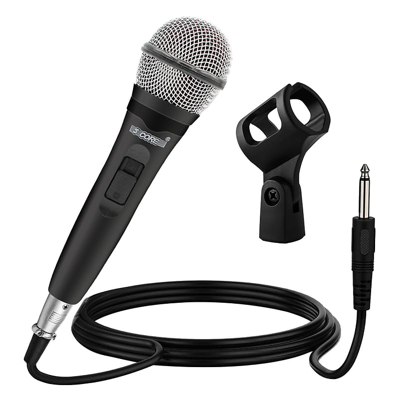 5 Core Microphone XLR Dynamic Mic Karaoke Singing Handheld | Reverb