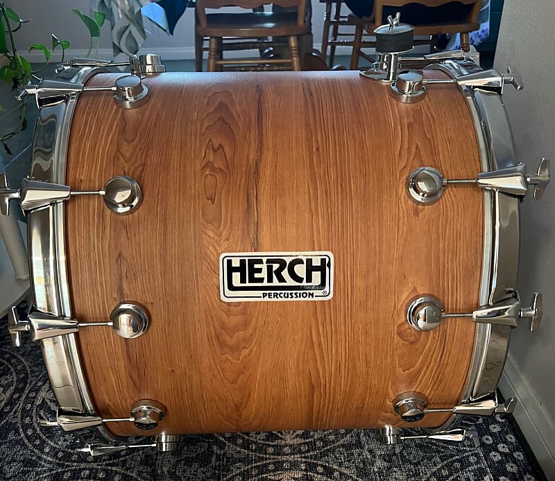 Herch Madera Wood 22'' Tambora Bass Drum | Reverb