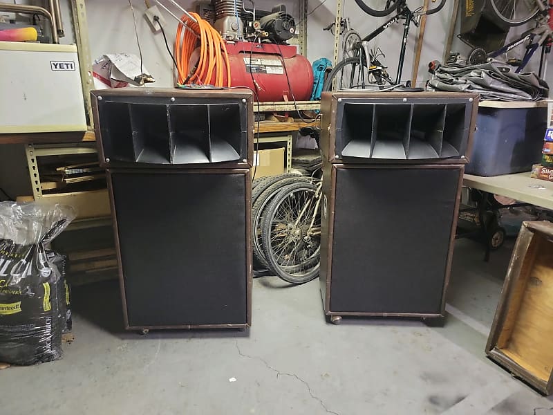 Altec Lansing 807-8A 811B 421-8H N501-8A 1970s - Brown Tolex | Reverb