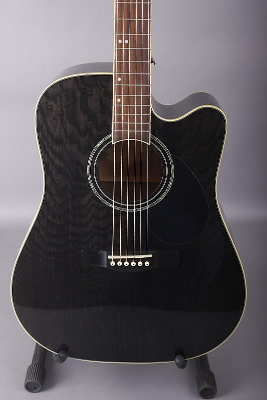 Samick, Greg Bennett Design, D-4CE, Trans Black, | Reverb