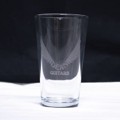FOUR Dean Guitars 16oz Beverage GLASS cup new merch drink | Reverb