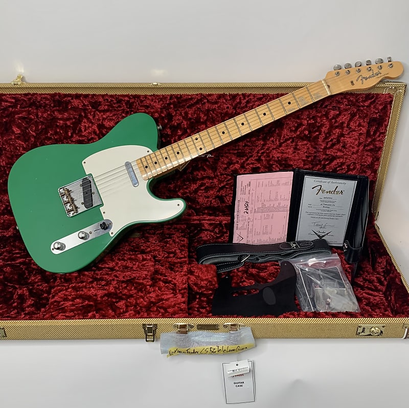 Fender Custom Shop '56 Telecaster Journeyman Luar Green | Reverb
