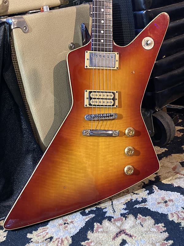 Greco EX800H Hamer Style Explorer MIJ 1978 - Cherry 🍒 | Reverb