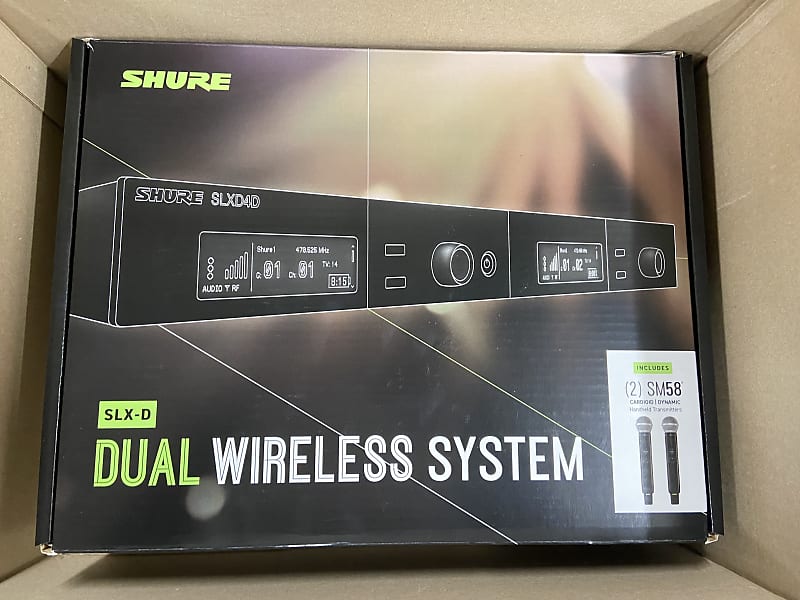 Shure SLXD24D/SM58-G58 Dual Handheld Wireless | Reverb