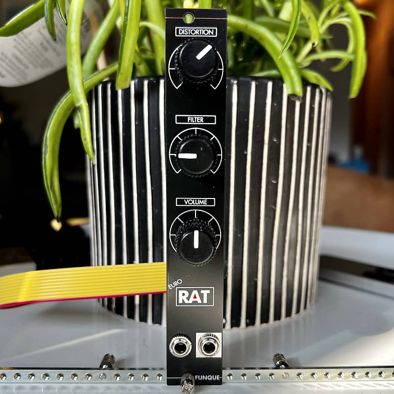 Funque Mod Euro Rat - Classic Distortion In 4HP - 2021 Black | Reverb