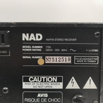 NAD 7150 Stereo Amplifier | Reverb