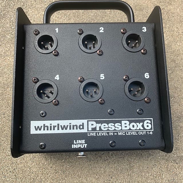 Whirlwind PressBox 6 Mid 2015 - Black | Reverb