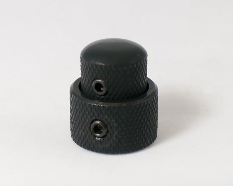 Concentric Stacked Metal Dome Knob - Black DOME | Reverb