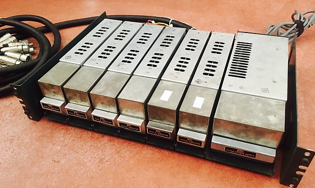 1960's Altec 9470A Preamp Rack with 6) 9470A and 1) 9550A PSU | Reverb