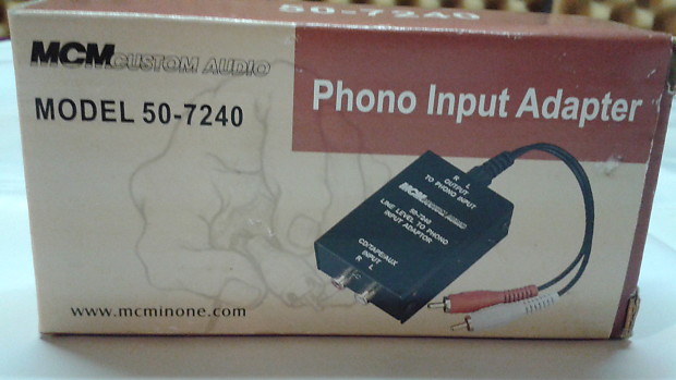 MCM_50-7240 Phono input adapter | Reverb