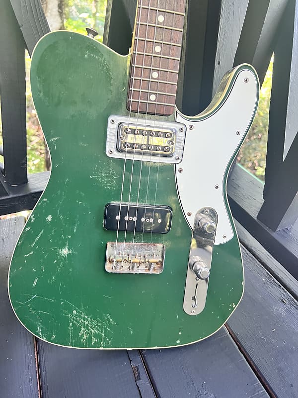 Creston Electric Tele Style 2008 British Racing Green | Reverb
