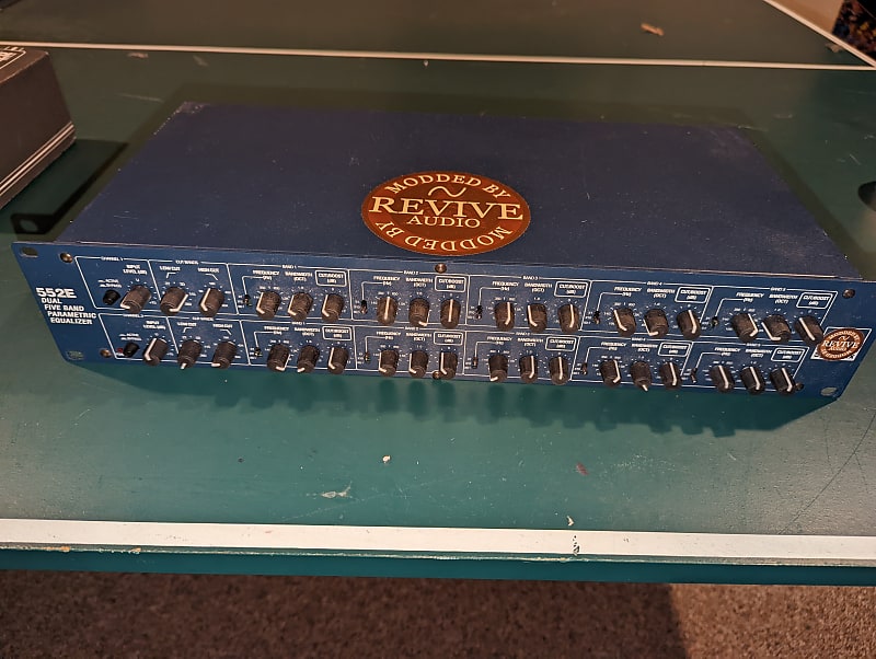 Revive Audio modified Symetrix 552e two channel parametric | Reverb