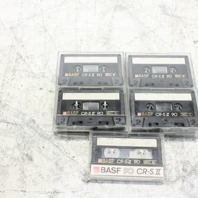 BASF Cassette CR-S II 90m IEC II USED (9 cassettes) | Reverb