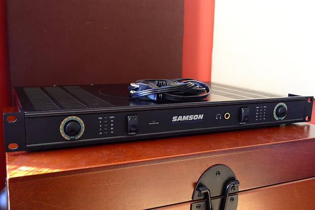 Samson Servo 120 Single Rack Space 2 Channel Power Amp! PA / | Reverb