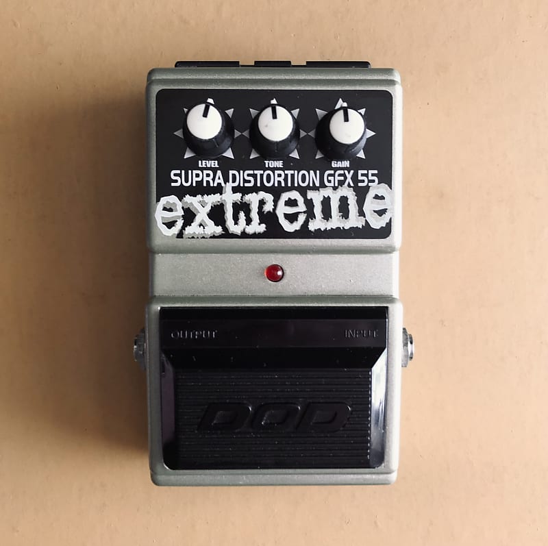 1990s DOD GFX 55 Extreme Supra Distortion Effect Pedal | Reverb