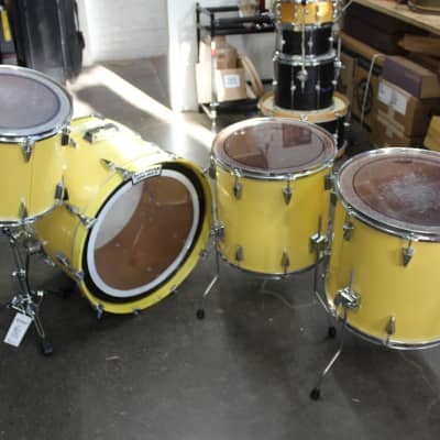 Tama Granstar 1980s 14-16-18-24 - Yellow Silk | Reverb