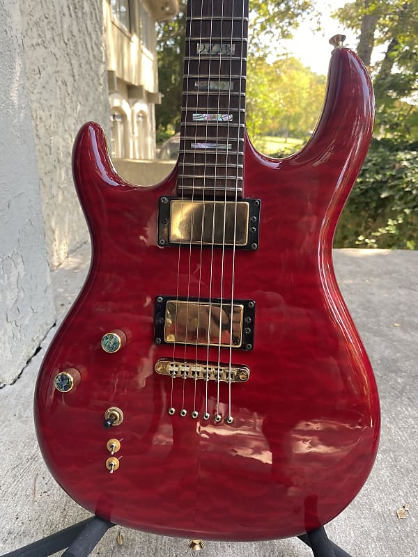 Carvin DC127 1990s - AAA Maple Top Left handed guitar | Reverb España