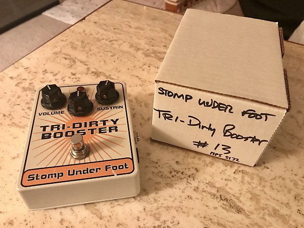 Stomp Under Foot Tri-Dirty Booster Classic Big Muff (first | Reverb