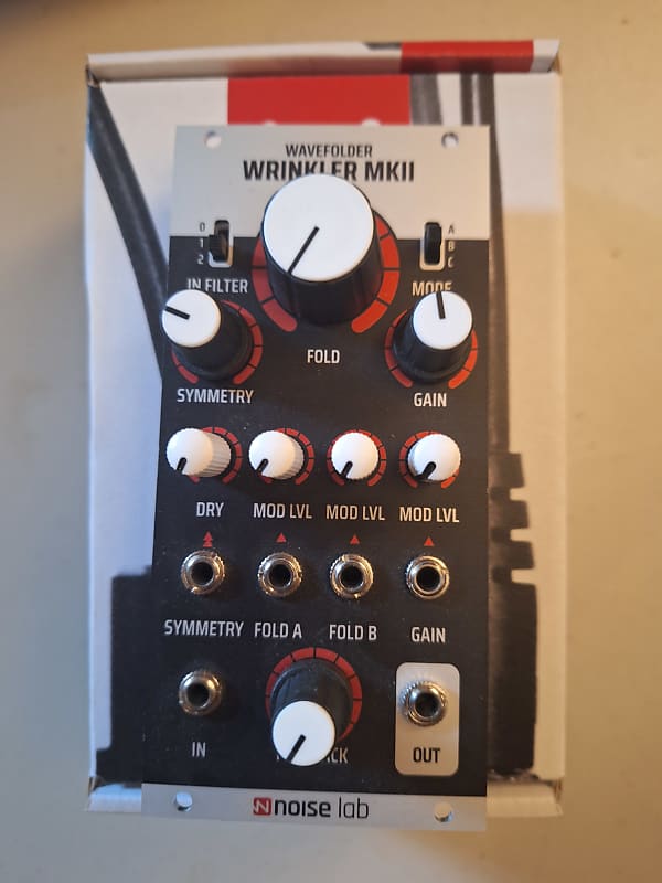 Noise Lab Wrinkler MKII Eurorack module Wavefolder | Reverb