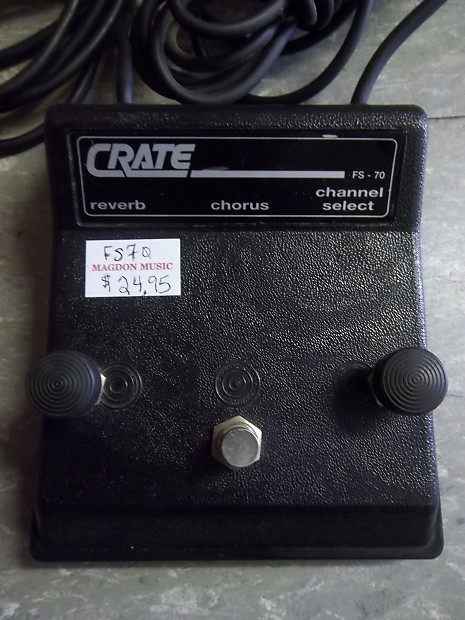 Crate 3 Channel Footswitch- FS70 - Reverb, Chorus, and | Reverb