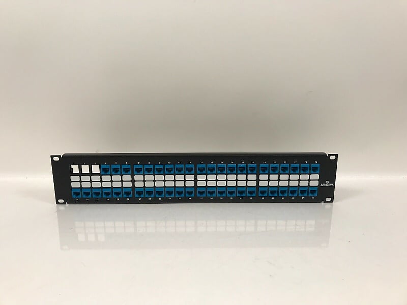 Leviton Universal Patch Panel, 48-Port, CAT6 | Reverb