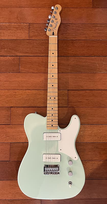 Squier Baritone body, Fender Telecaster neck | Reverb