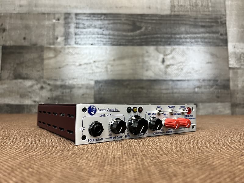 Summit Audio 2BA-221 Tube Mic Line Preamp Instrument | Reverb