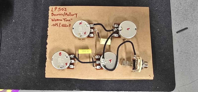 BareTone 50's LP wiring harness "Woman Tone" | Reverb