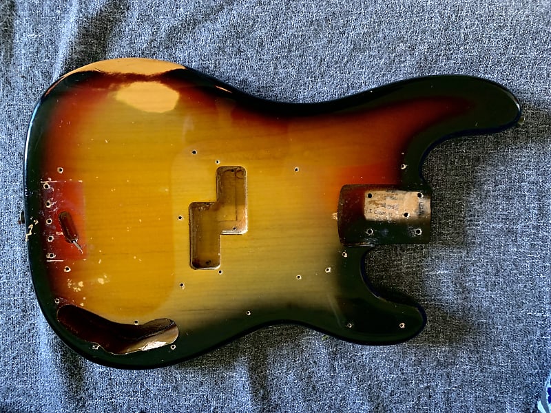Fender Precision Bass Body 1972 | Reverb
