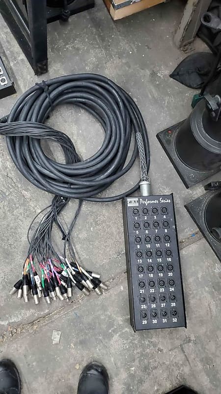 CBI Cables Performer Series 75' 24x8 XLR Snake 2000's - Black | Reverb