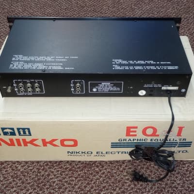 Nikko EQ-I Pro Series Stereo Graphic Equalizer Rack Mount | Reverb