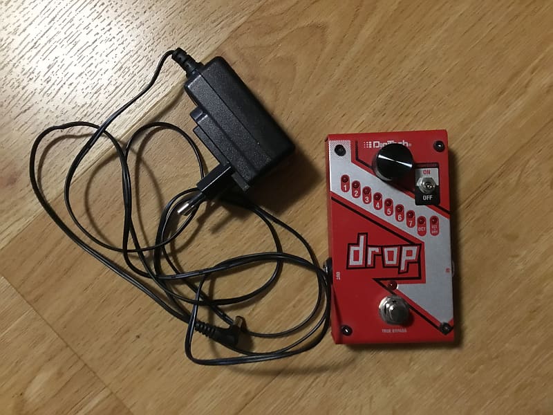 DigiTech Drop Compact Polyphonic Pitch-Shifter 2010s - Red | Reverb