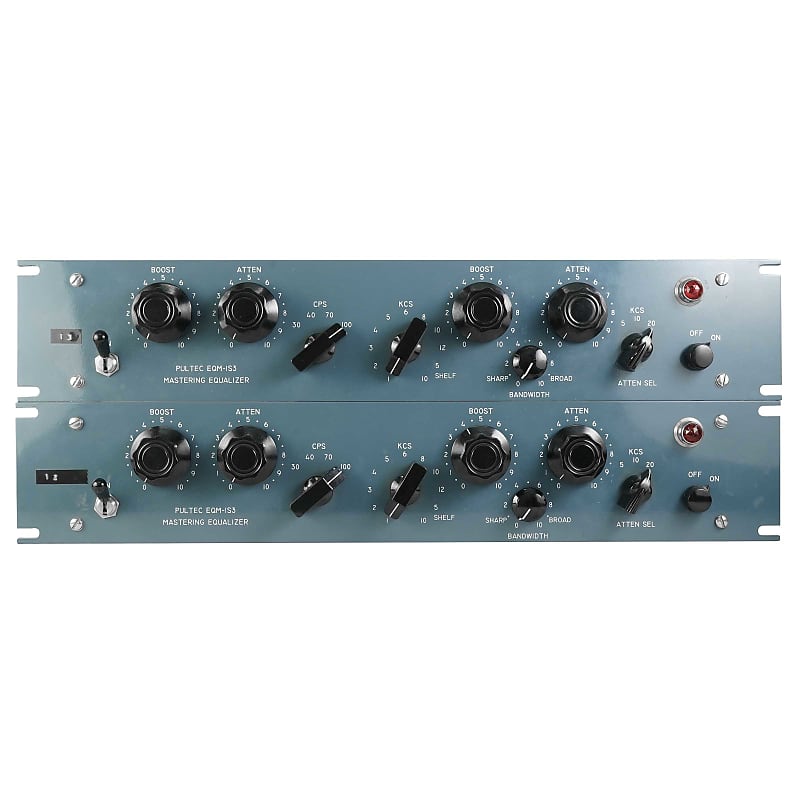 Pultec EQM-1S3 Matched Pair Tube Equaliser | Reverb