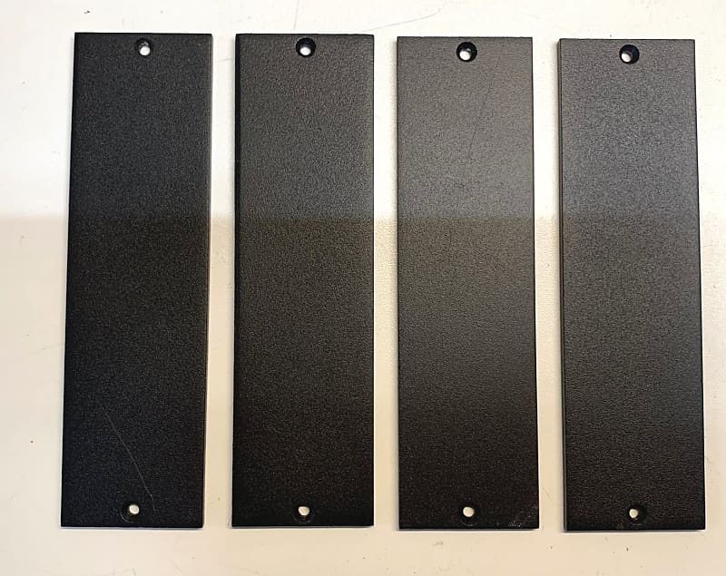 500 Series Blank Panels 2020s - Black | Reverb