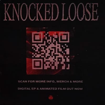 KNOCKED LOOSE Tear In The Fabric Ltd Ed RARE Sticker! EVERY | Reverb
