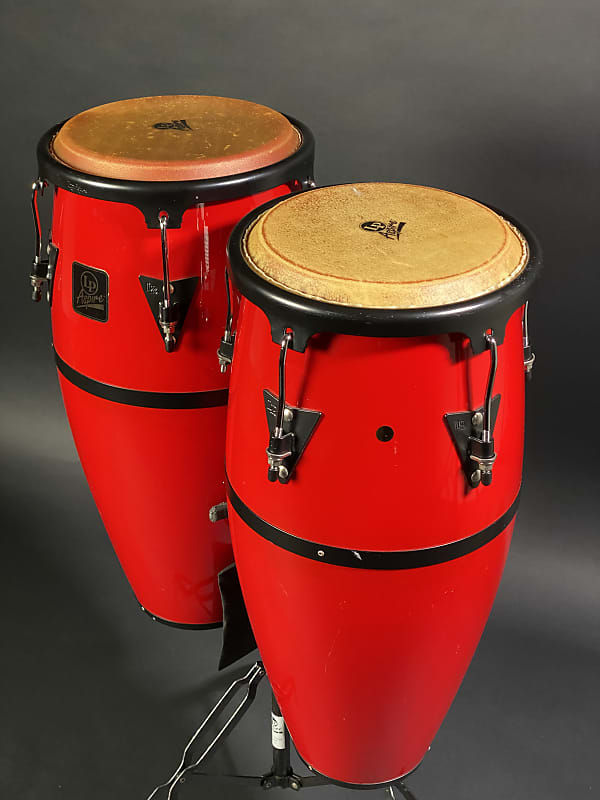 Aspire Fiberglass Congas - Mid 2010’s - Bright Red | Reverb