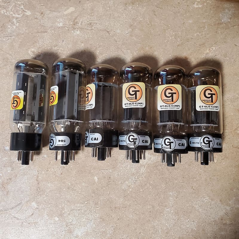 Groove Tube GT-6L6-S Matched set of 4, Quartet. | Reverb