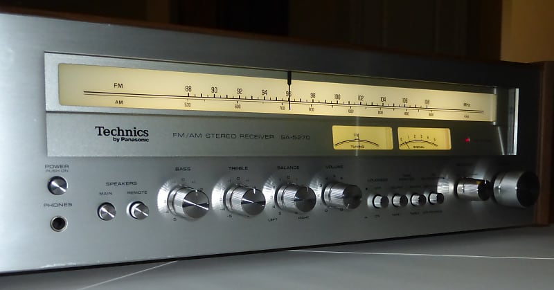 Technics SA-5270 Receiver 35 WPC 1977 Silver W/ New LEDs and | Reverb