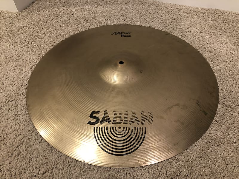 Sabian 21" AA Dry Ride Cymbal ~ 3175 Grams | Reverb