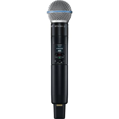 Shure SLXD2/B58-G58 Handheld Transmitter with Beta 58 Capsule | Reverb