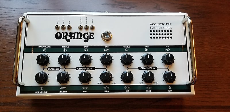 Orange Acoustic Preamp Valve Pre Twin-Channel Preamp | Reverb