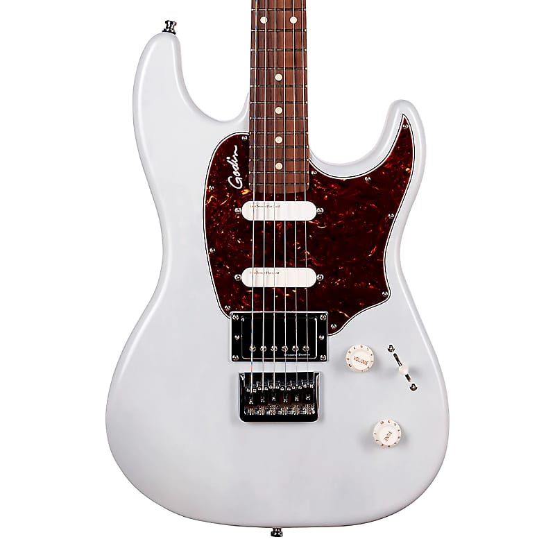 Godin Session RHT Pro Electric Guitar - Carbon White - Open | Reverb