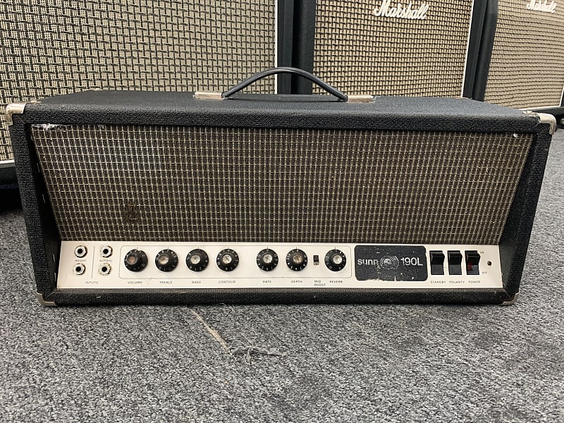 Sunn 190 L Amp Head 190L 1971 | Reverb