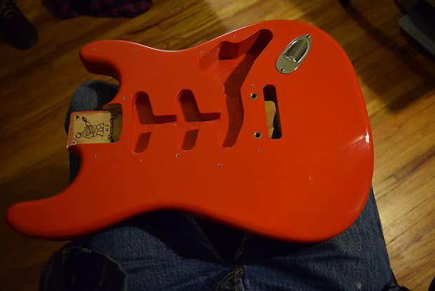 Warmoth stratocaster body 2015 made , Alder, with extra's | Reverb