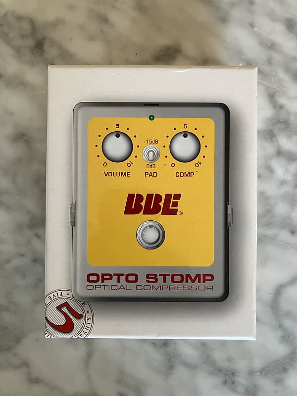 BBE Opto Stomp Optical Compressor Pedal | Reverb