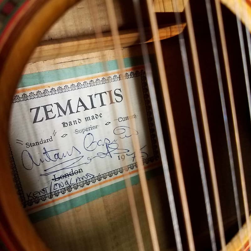 Zemaitis Standard 12 String 1975 Natural | Reverb