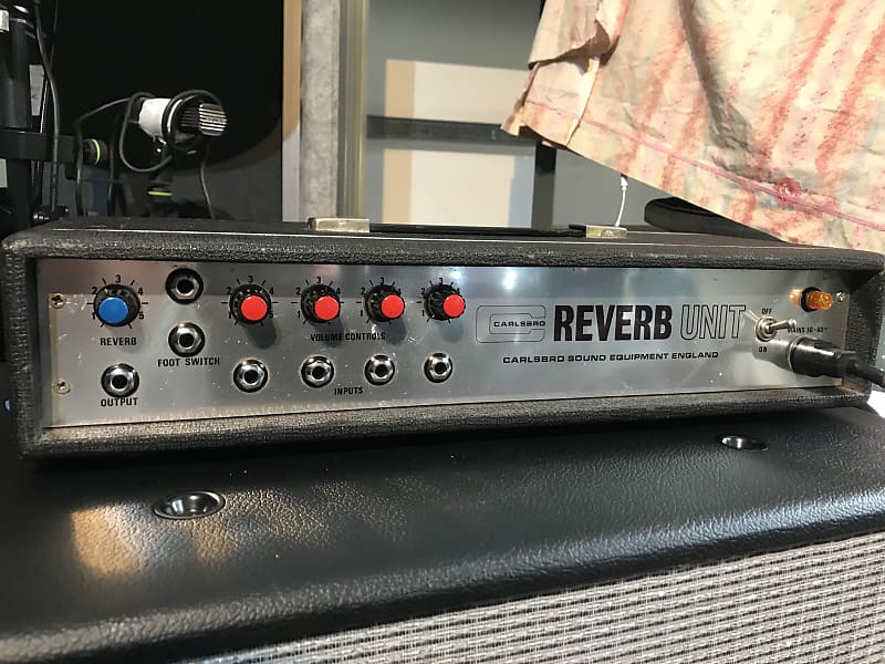 Carlsbro Spring Reverb Unit Vintage Mixer 70s Awesome | Reverb