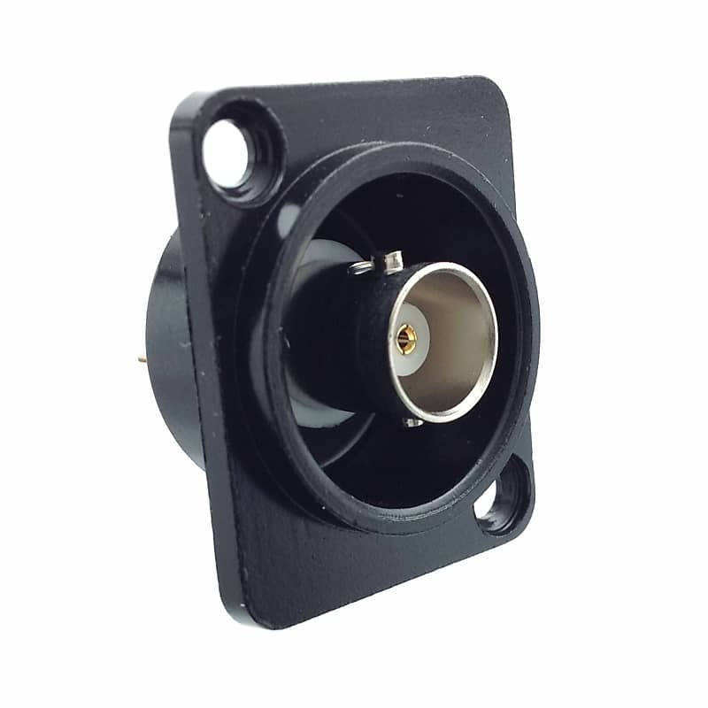 BNC Female D Type Panel Mount - Solder Type | Reverb